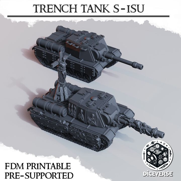 Trench Crusade Terrain - Trench Tank | eBay