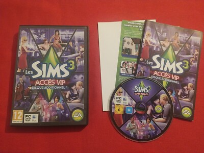 Le Sims 3 Accesso Vip Disco Addizionale Mac PC Dvd-Rom Completo Pal FR ...