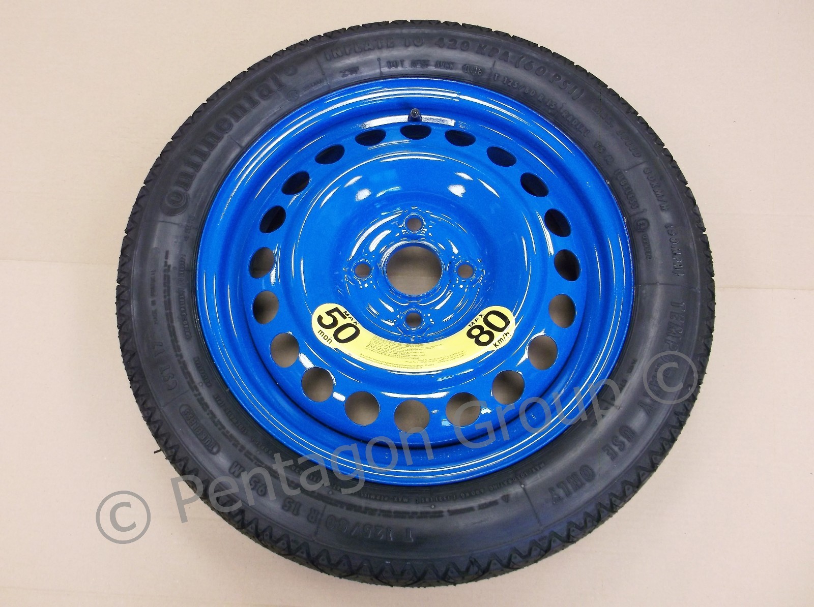 New Genuine Kia Rio 2017-> 15" Space Saver Spare Wheel Kit H8H40AK950 ...