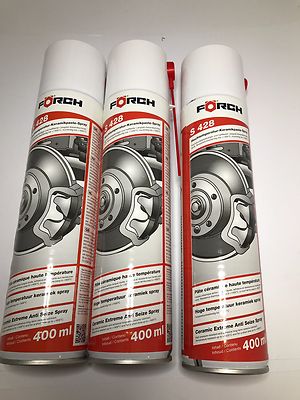 3X Förch Keramik-Spray Ceramic Paste Brake Spray Protection 3x Â 400 ML ...
