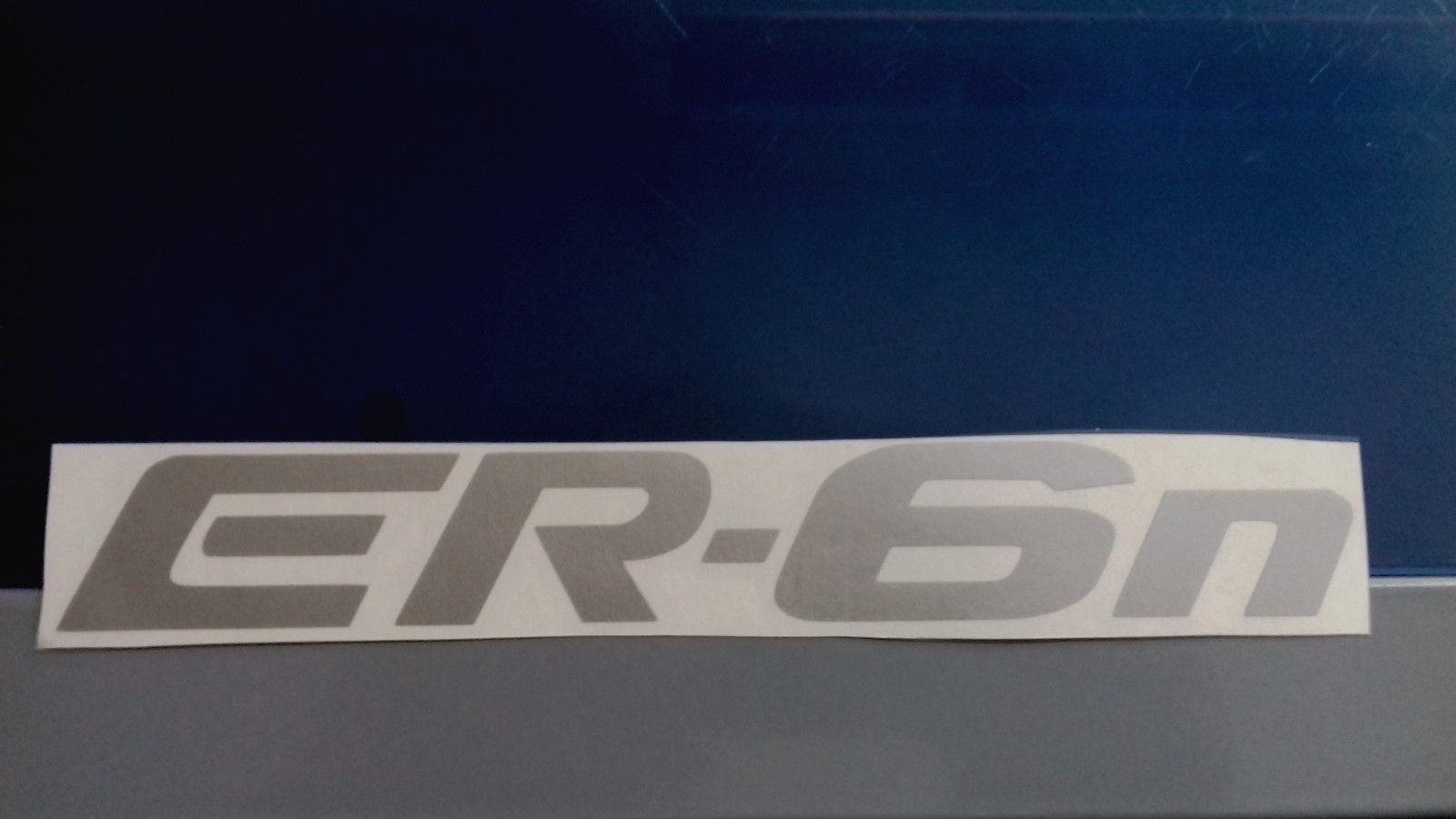 {2} Kawasaki ER6N - OR -ER6F . mid fairings (rad shrouds )VINYL STICKER ...