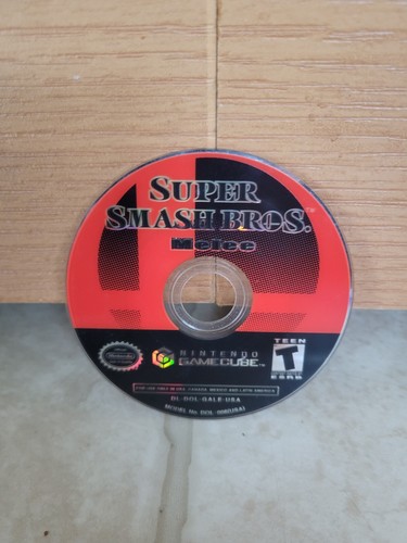 Nintendo Gamecube Super Smash Bros Melee Game *Disc Only* Tested ...
