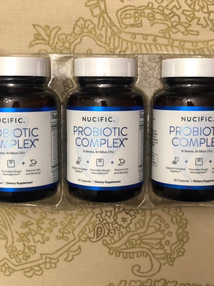 Nucific PROBIOTIC COMPLEX - 90 Capsules - 15 Strains 30 Billion CFU | eBay