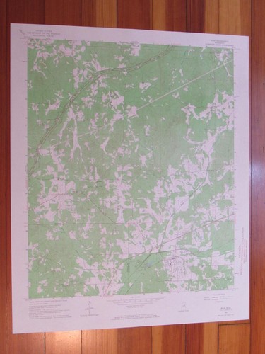Weir Mississippi 1967 Original Vintage USGS Topo Map | eBay