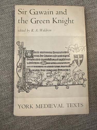 Sir Gawain And Green Knight By R A Waldron 1970 York Medieval Texts ...