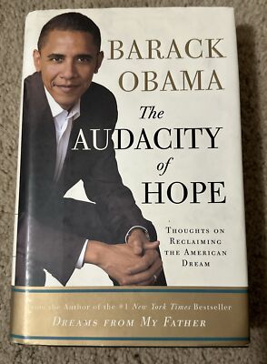 President Barack Obama Signed Autographed Audacity of Hope HC Book 1st ...