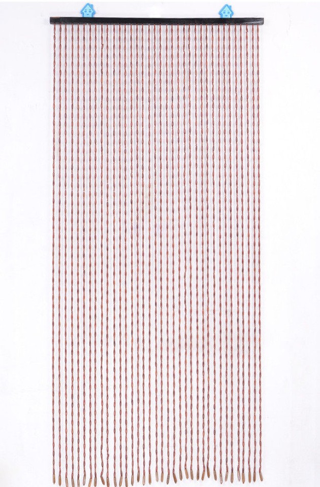 Wooden Door Curtain Blinds Handmade Fly Screen Wooden Beads Room ...