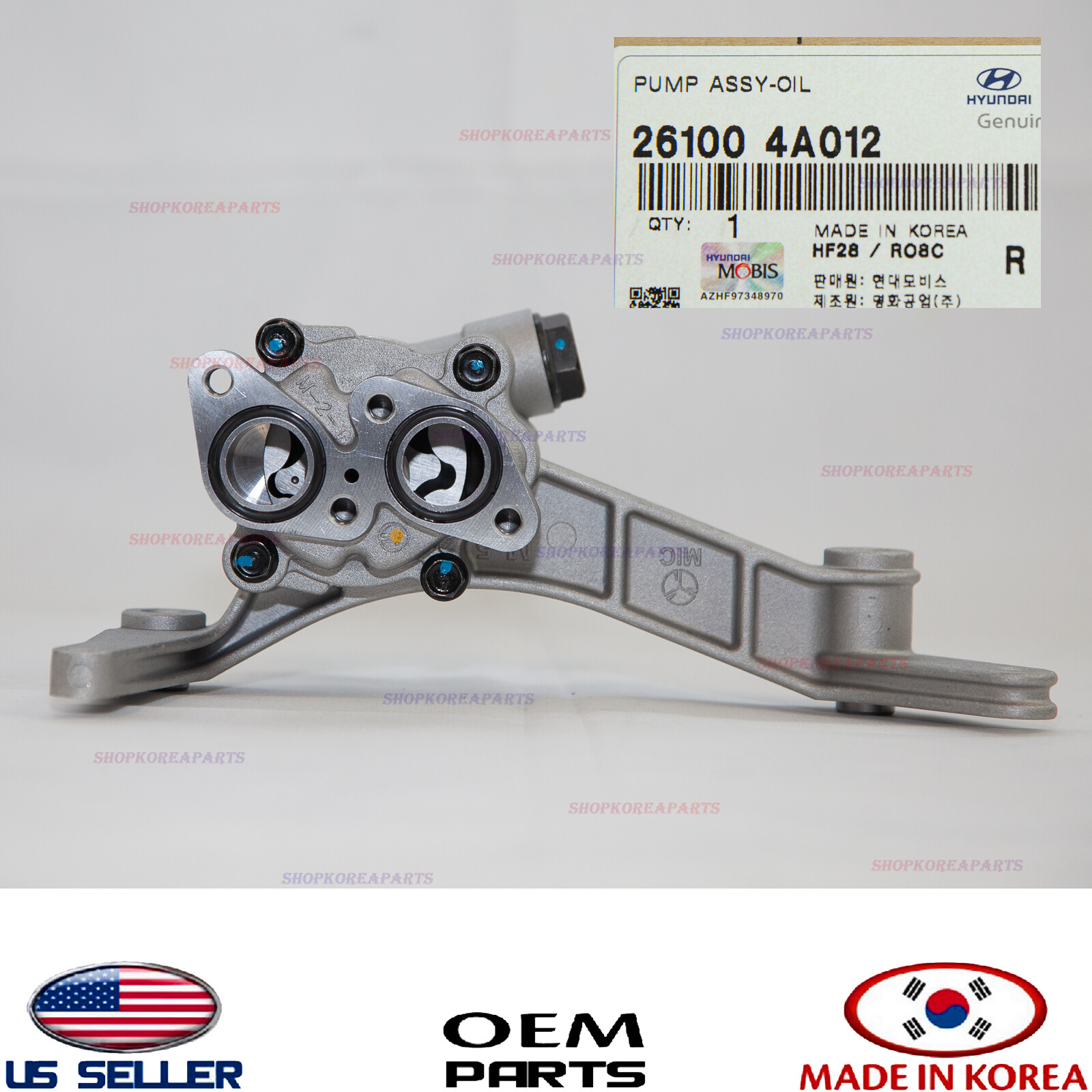 Genuine Engine Oil Pump ⭐OEM⭐ HYUNDAI H-1 Grand Starex 2.5D 261004A012 ...