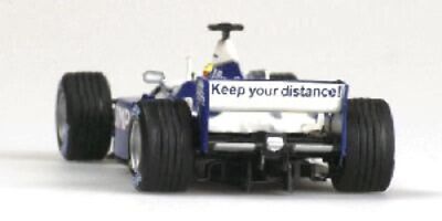 Minichamps 400010125 WILLIAMS BMW FW23 KEEP YOUR DISTANCE R.SCHUMACHER ...