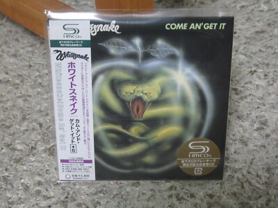 WHITESNAKE COME AN'GET IT 6 BONUS REMASTER RARE JAPAN MINI-LP SHM CD ...