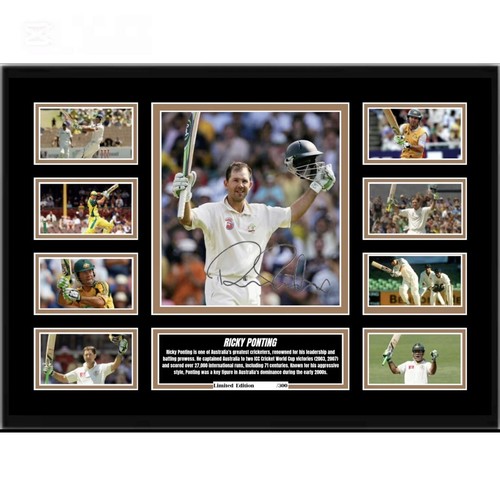 RICKY PONTING SIGNED LIMITED EDITION FRAMED MEMORABILIA | eBay Australia
