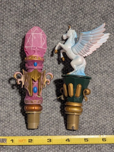 Lot of 2 Great Wolf Lodge MagiQuest Wand Toppers Pink Crystal Gem ...