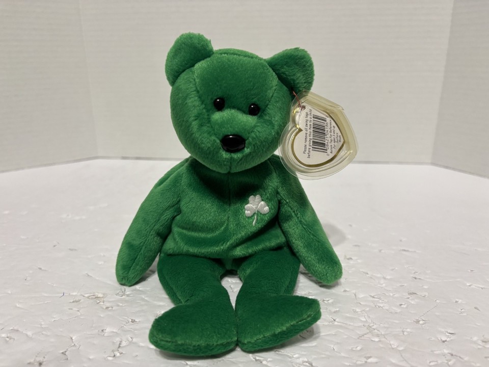 Ty Original Beanie Baby ERIN 1997 & Ty McDonalds Teenie Beanie ERIN ...