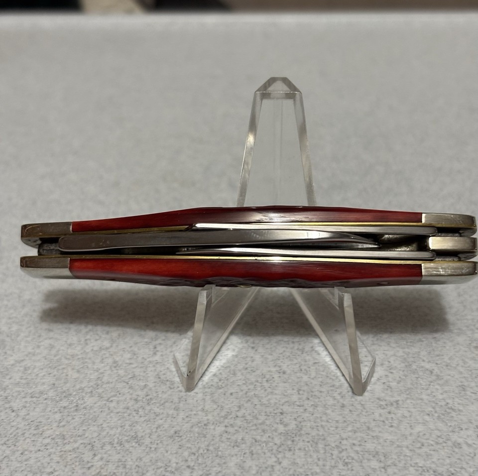 Case 1989 Red Bone 63052 Medium Congress Knife | eBay