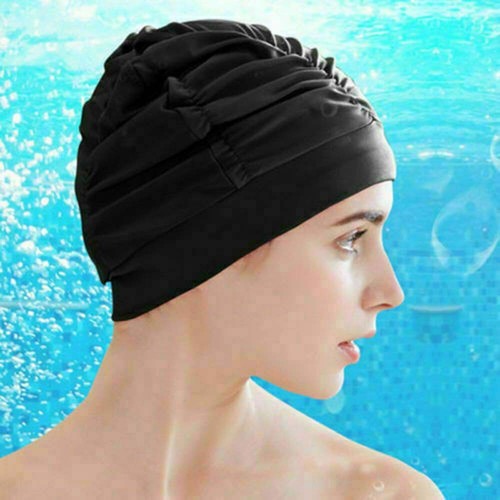 Waterproof Elastic Turban Ear Protect Swim Pool Hat Diving Hat Swimming ...