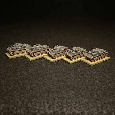 5x PAINTED GHQ 6mm 1/285 Micro Armour Russian T-28 TANKS • 06HP-250006 ...