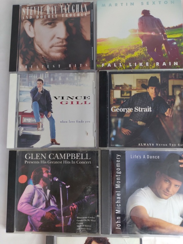 7 Country CDs Tritt Vaughan Sexton Montgomery Strait Campbell Gill | eBay
