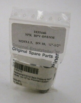 ProMinent 1035446 Spare Parts Kit 1/4" - 1/2" (Back Pressure Relief ...