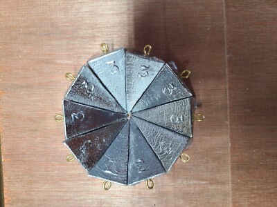 10 (Ten) 3 OZ PYRAMID SINKERS LEAD FISHING WEIGHTS FREE SHIPPING | eBay