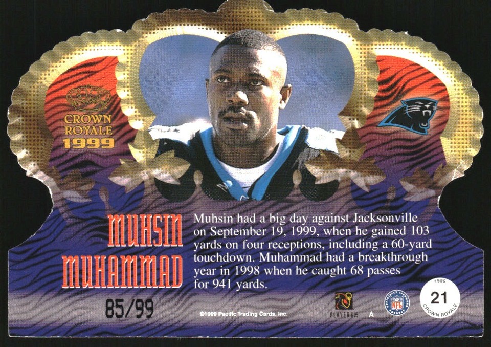 1999 Crown Royale Limited Series #21 Muhsin Muhammad /99 | eBay