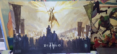 Diablo 4 IV - Pre-Order Exclusive 12 x 18" Game Lithograph / Poster NEW ...