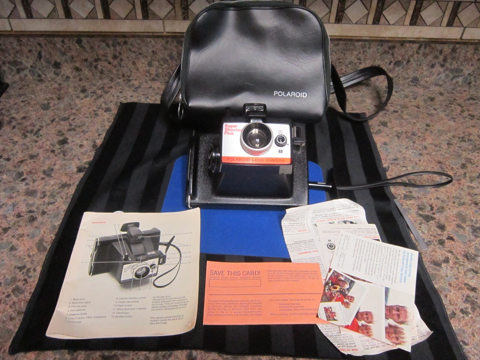 Vintage Polaroid Super Shooter Plus Camera w/case / EXTRAORDINARY from Collector | eBay