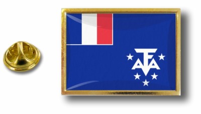 pins pin badge pin's metal pince papillon drapeau taaf austral artiques ...
