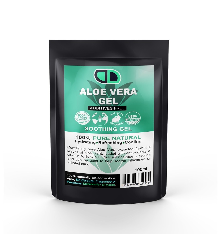 Aloe Vera Gel 100% Naturally Bio-Active Aloe Vera - Various Sizes ...
