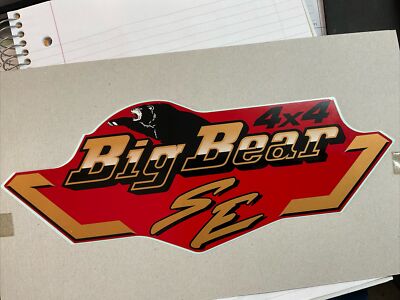 1997 YAMAHA BIG BEAR SE YFM350 EMBLEM 3HN-21781-F0 OEM NOS Sticker ...