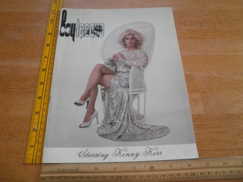 Kenny Kerr's Boy-Lesque cross dressing drag queen 1970s program Las ...