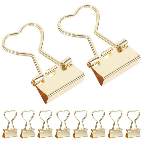 10 Pcs Medium Binder Clips Paper Assorted Office European Fashion | eBay