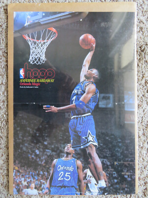 Anfernee Penny Hardaway Orlando Magic Hoop magazine poster 16" x 10.75 ...