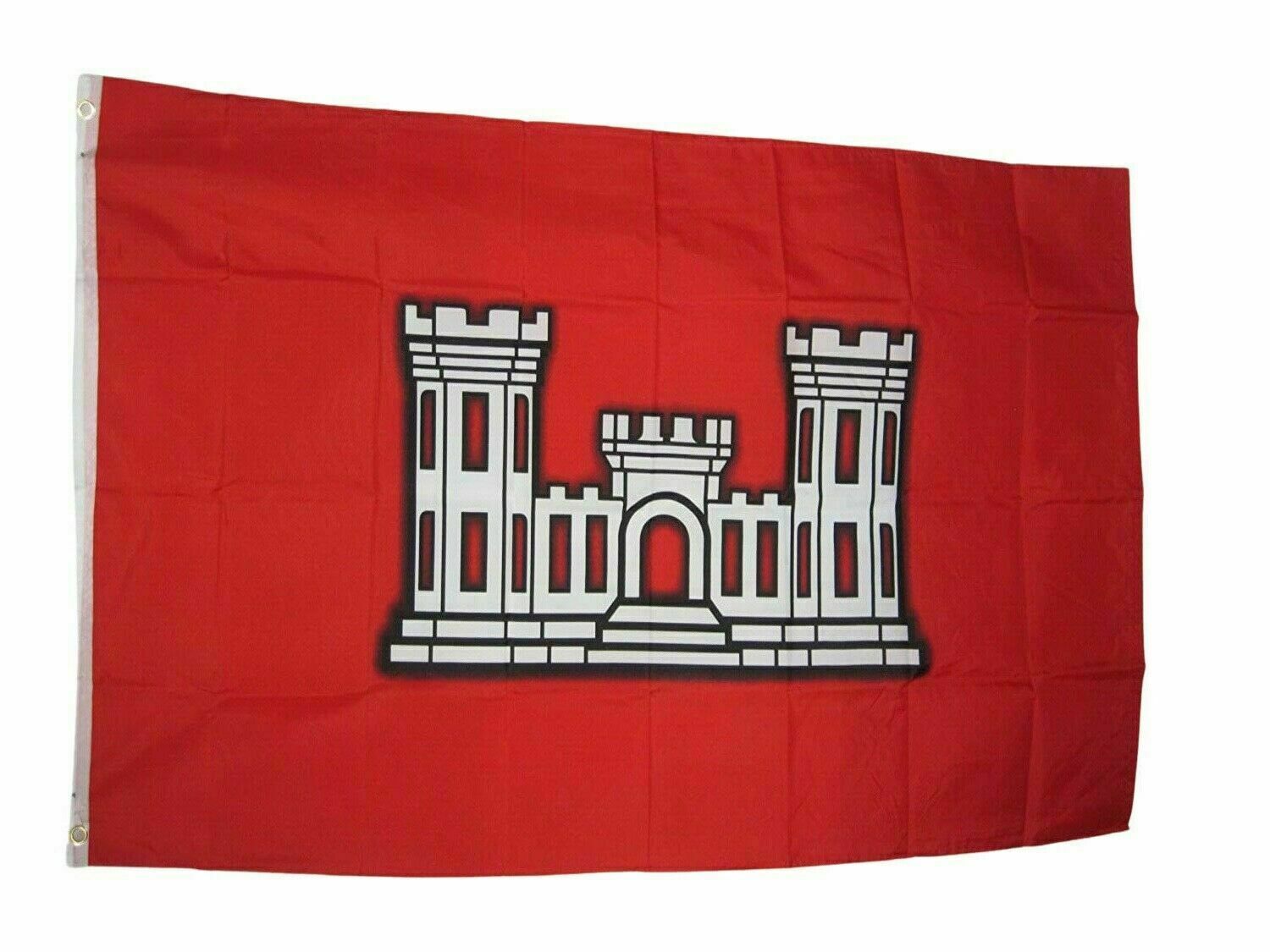 Large 3x5FT Flag US ARMY CORPS OF ENGINEERS USA USACE Military Veteran ...