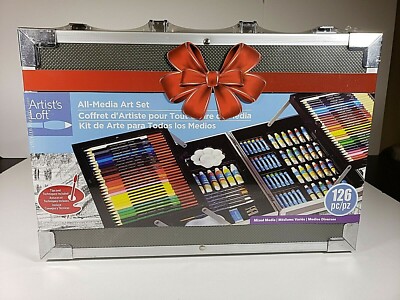 Artist's Loft 126 Piece All-Media Art Set in Metal Case 126391 Brand ...