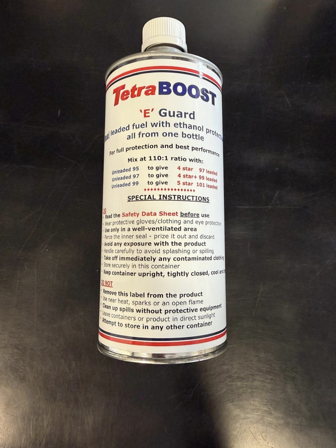 TetraBOOST E-Guard 15, Makes real Leaded fuel with ethanol protection ...