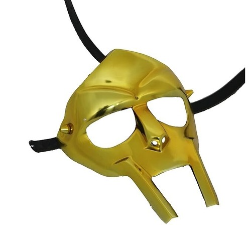 MF Doom Gladiator Mad-villain Costume Mask Re-Enactment Adult Custom ...