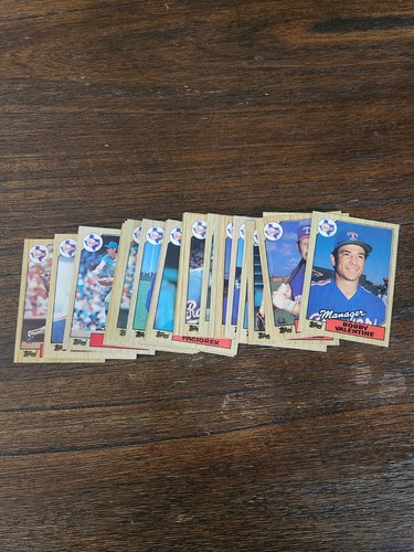 1987 Topps Texas Rangers Team Set 27 Cards | eBay