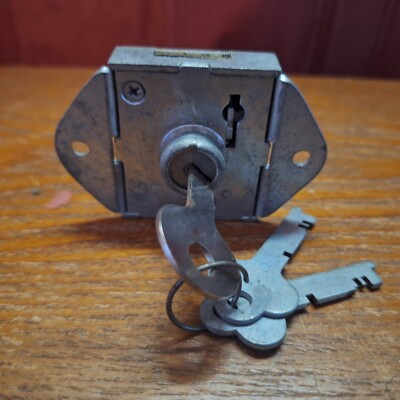 Vintage Drawer/Cabinet Lock W/ Key | eBay
