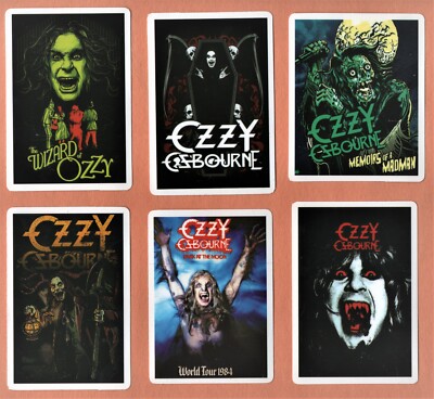 OZZY OSBOURNE STICKERS HEAVY METAL acid rock PROTO-METAL hard BLACK ...