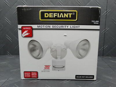 Defiant 180 Degree Motion Sensor White Outdoor Security Light DF-5416 ...
