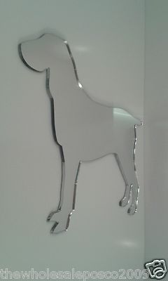 Dog Mirror Novelty Animal Mirror Acrylic Shatter Resistant Perspex ...