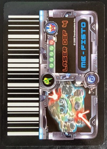 Rumble Robots - Power Cards - Laser Def 4 - Me-Fisto | eBay