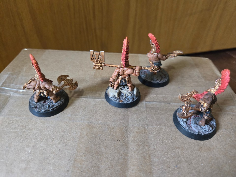 Warhammer Chosen Axes Underworlds Fyreslayers Painted | eBay
