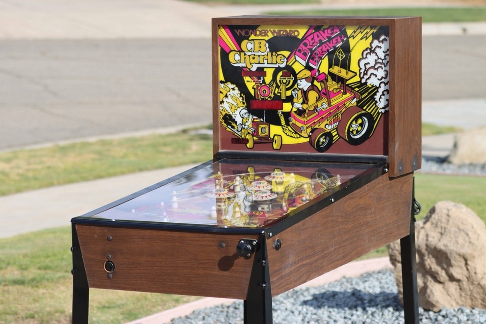 Wonder Wizard CB Charlie Pinball Machine Model PH 7730 *WORKING* 1977 ...