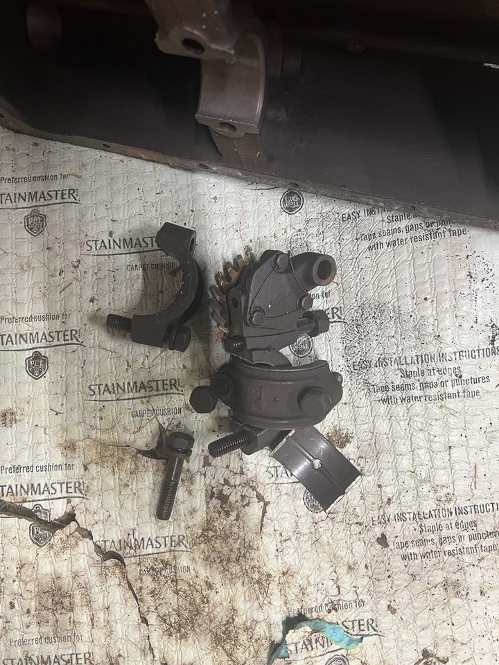 Ford 8N Tractor Side Distributor Engine Block With Main Caps & Oil Pump ...