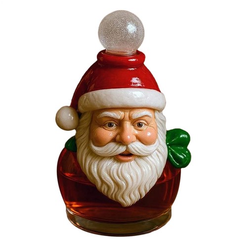 Whiskey Decanter Christmas Santa Claus Holiday Decor Holiday Liquor ...