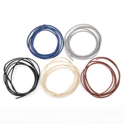 3mm Flat Leather Cord Strip Braiding String for Jewelry Making Shoe ...