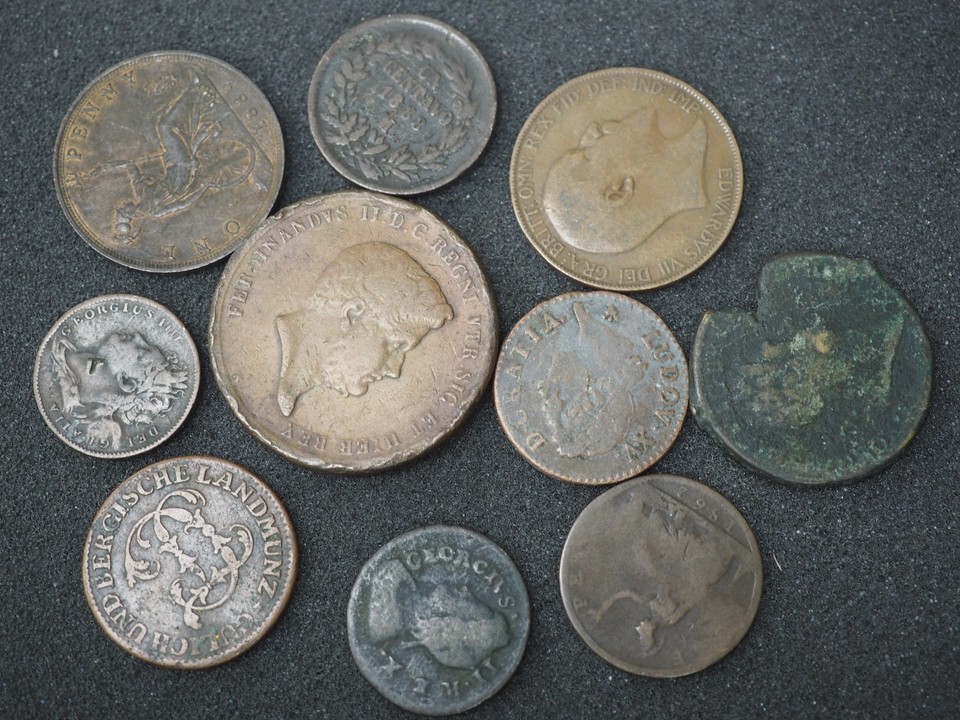 10 Coin Foreign Lot - OLD WORLD COINS - FREE SHIPPING! - LOT 6 | eBay