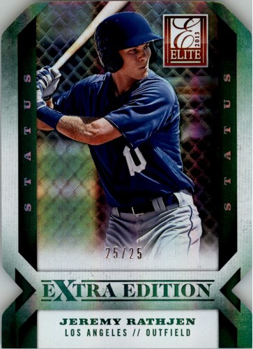 2013 Elite Extra Edition Status Emerald #91 Jeremy Rathjen /25 - BB | eBay