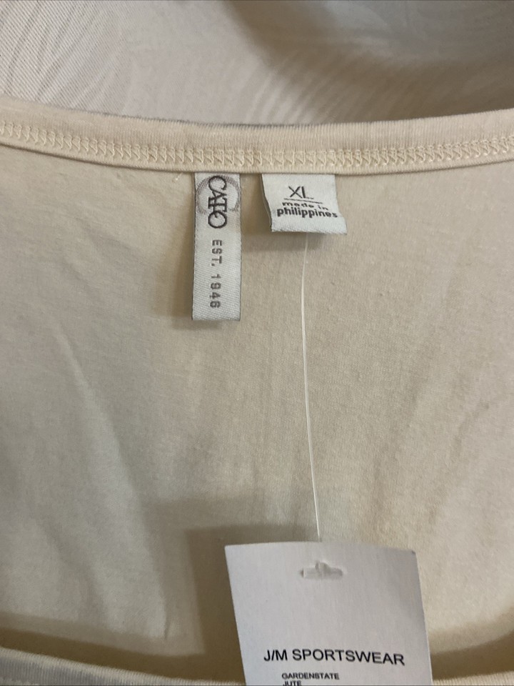 Ladies short sleeve knit top Cato size extra large | eBay